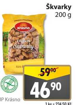 Škvarky, 250 g v akci | AkcniCeny.cz