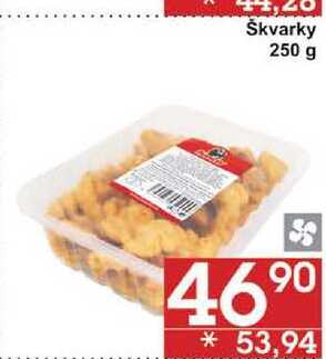 Škvarky, 250 g v akci | AkcniCeny.cz