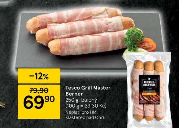 Tesco Grill Master Berner 250 g v akci | AkcniCeny.cz