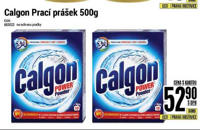 Calgon Prací prášek 500g v akci | AkcniCeny.cz