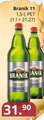 Braník 11 1,5l v akci | AkcniCeny.cz
