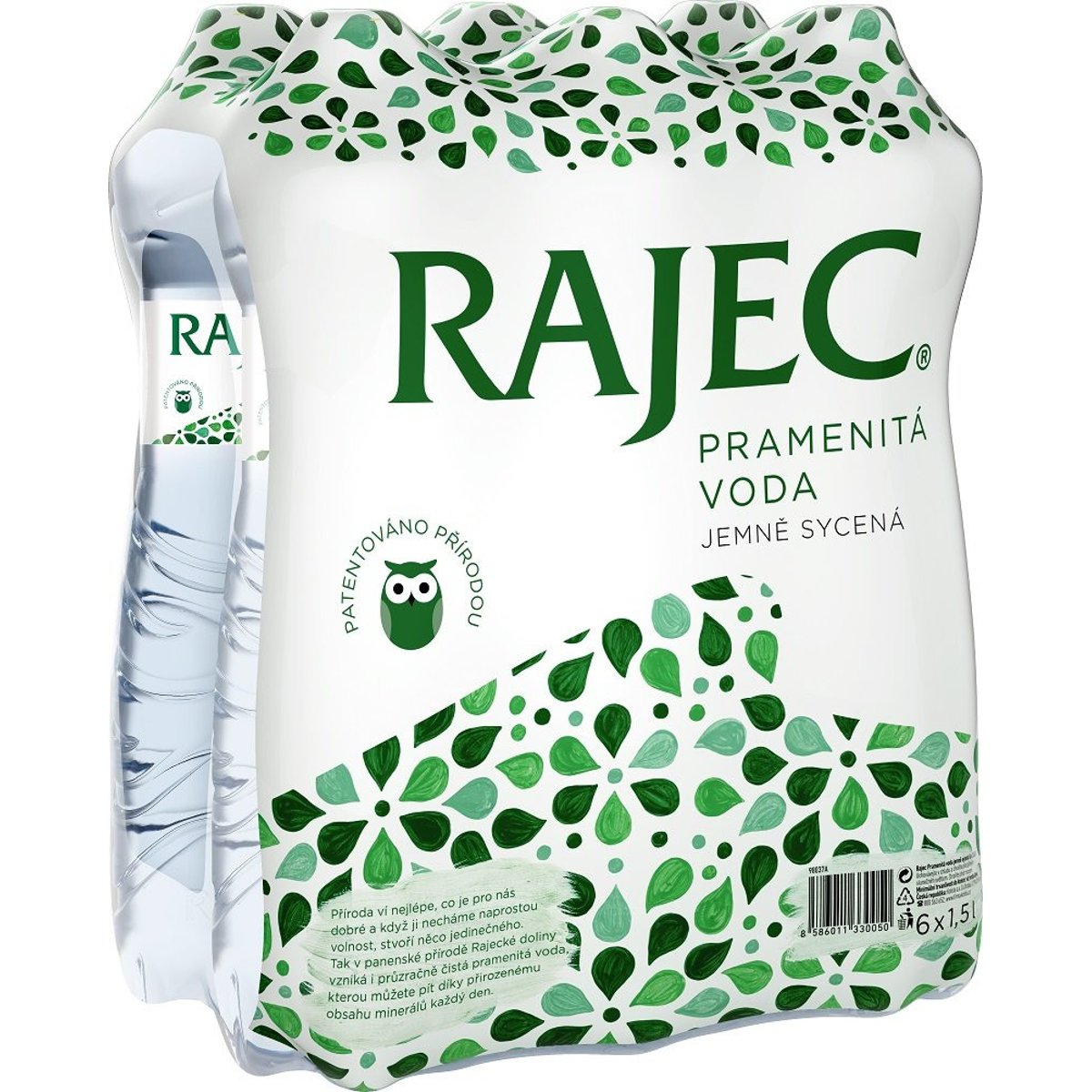 Rajec Jemně perlivá voda (6×1,5l) v akci | AkcniCeny.cz