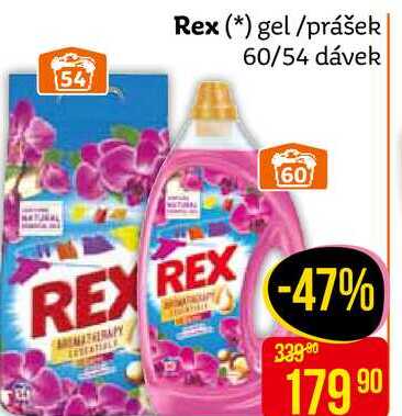 Sleva - Rex (*) gel /prášek 60 Rex (*) gel /prášek 60/54 dávek - Teta ...