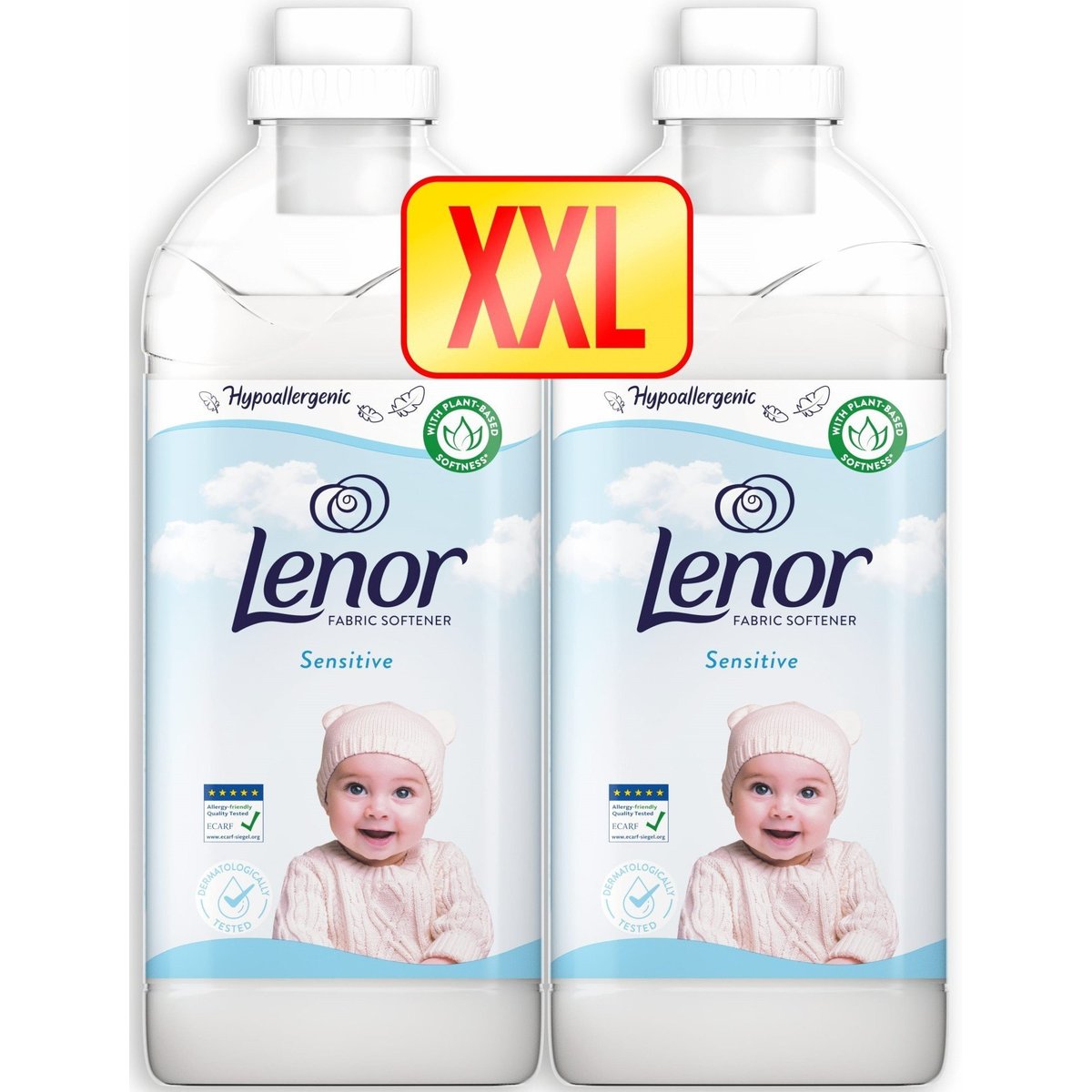 Sleva - Lenor Sensitive aviváž Lenor Sensitive aviváž (2×1,36 l ...