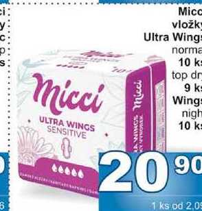 Sleva - Micci vložky Ultra Win Micci vložky Ultra Wings normal 10ks ...