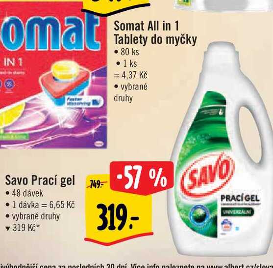 ARCHIV | Savo Prací gel 48 PD v akci platné do: 2.5.2023 | AkcniCeny.cz