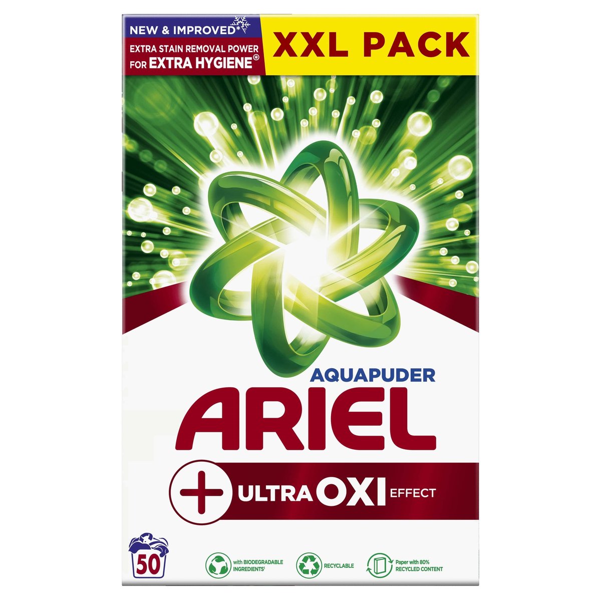 Sleva Ariel Ultra Oxi Effec Ariel Ultra Oxi Effect Prací Prášek 2 75 Kg Rohlik Cz