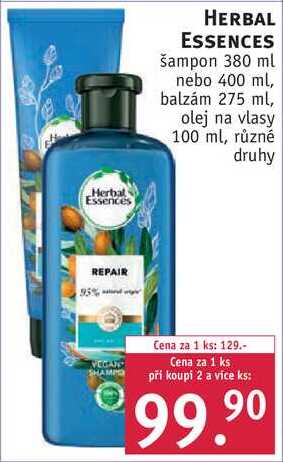 Sleva - HERBAL ESSENCES balzám HERBAL ESSENCES balzám 275 ml, olej na ...