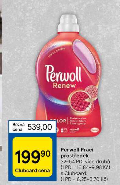 Sleva - Perwoll Prací prostřed Perwoll Prací prostředek 32-54 PD ...
