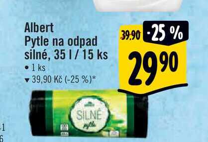Sleva - Albert Pytle na odpad Albert Pytle na odpad silné, 35 1/15 ks ...