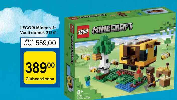 Sleva - LEGO® Minecraft Včelí LEGO® Minecraft Včelí domek 21241 - Tesco ...