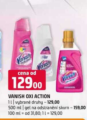 Sleva - VANISH OXI ACTION 1 l VANISH OXI ACTION 1 l - Terno - eMimino.cz