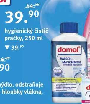 Sleva - Domol hygienický čisti Domol hygienický čistič pračky, 250 ml ...