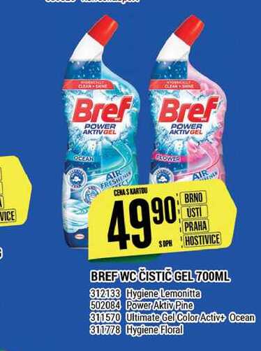 Sleva - BREF WC ČISTIC GEL 700 BREF WC ČISTIC GEL 700 ML - Tamda Foods ...