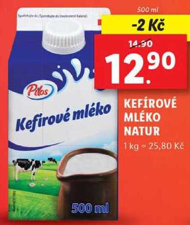 KEFÍROVÉ MLÉKO JAHODOVÉ, 450 g v akci | AkcniCeny.cz