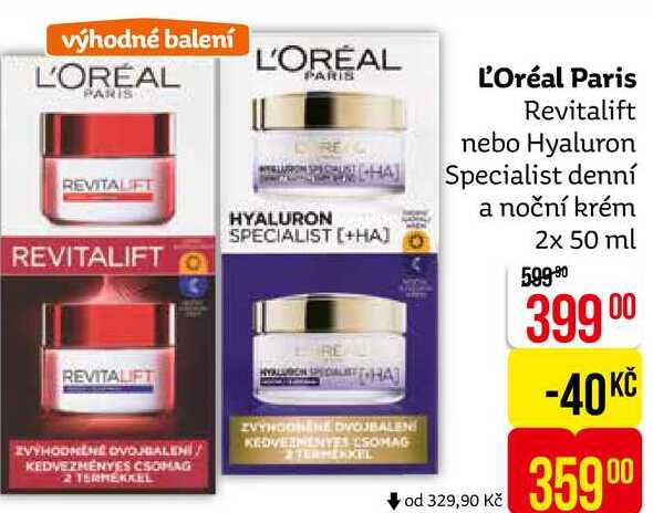 Sleva - L'Oréal Paris Revitali L'Oréal Paris Revitalift pleťový krém ...