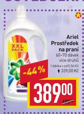 Sleva - Ariel Prostředek na pr Ariel Prostředek na praní 60-70 dávek ...