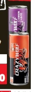 Crazy Wolf energy drink v akci | AkcniCeny.cz
