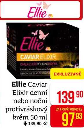 Sleva - Ellie Caviar Elixir de Ellie Caviar Elixir denní nebo noční ...