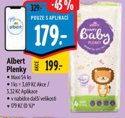 Sleva - Albert Plenky 54 ks Albert Plenky 54 ks - Albert - eMimino.cz