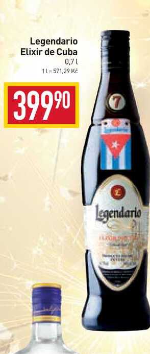 Legendario Elixir de Cuba 0,7l v akci | AkcniCeny.cz