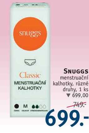 Sleva - SNUGGS menstruační kal SNUGGS menstruační kalhotky - ROSSMANN ...