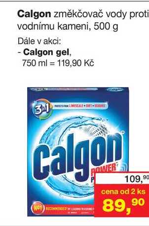 Sleva - Calgon 3v1 změkčovač v Calgon 3v1 změkčovač vody v prášku 500g ...