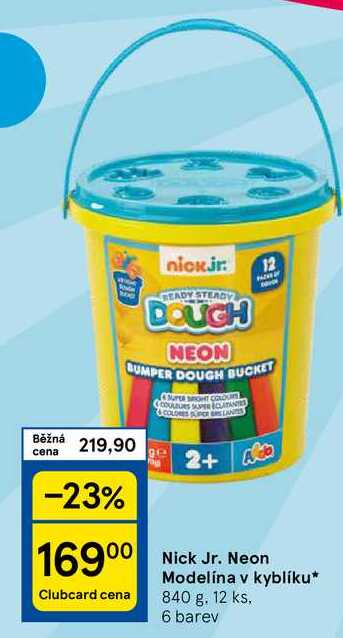 Sleva - Nick Jr. Neon Modelína Nick Jr. Neon Modelína v kyblíku, 840 g ...
