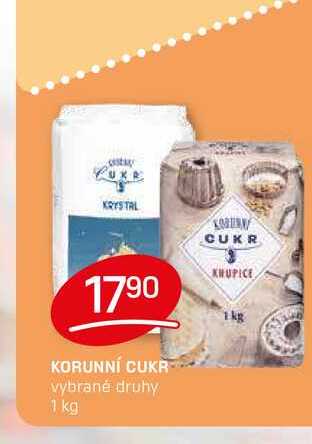 KORUNNÍ CUKR MOUČKA 1 kg v akci | AkcniCeny.cz