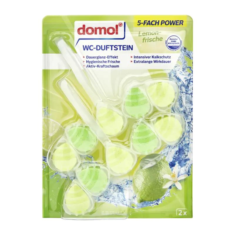 Sleva - Domol WC Blok 5v1 Citr Domol WC Blok 5v1 Citron 2x 55 g, 110 g ...