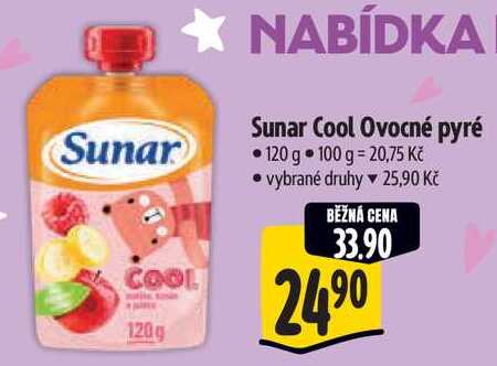 Sleva - Sunar Cool Ovocné pyré Sunar Cool Ovocné pyré, 120 g - Albert ...