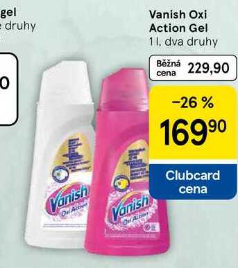 Sleva - Vanish Oxi Action Gel, Vanish Oxi Action Gel, 1 l - Tesco ...