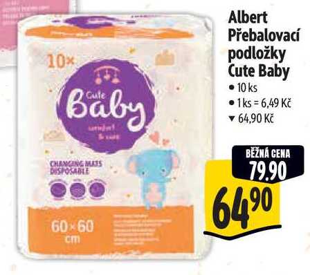 Sleva - Albert Přebalovací pod Albert Přebalovací podložky Cute Baby ...