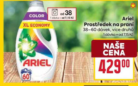 Sleva - Ariel Prostředek na pr Ariel Prostředek na praní 38-60 dávek ...