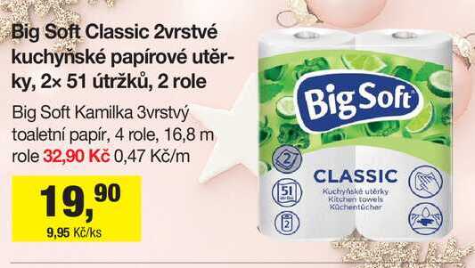 Sleva - Big Soft Classic 2vrst Big Soft Classic 2vrstvé kuchyňské ...