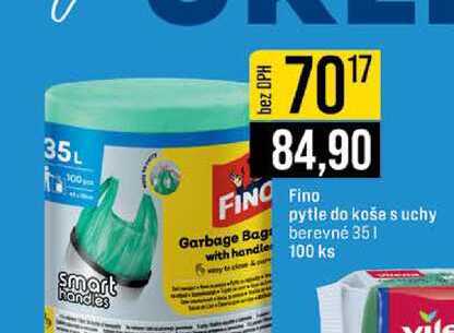 Sleva - Fino pytle do koše s u Fino pytle do koše s uchy Garbage Bag ...
