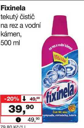 Sleva - Fixinela tekutý čistič Fixinela tekutý čistič na rez a vodní ...