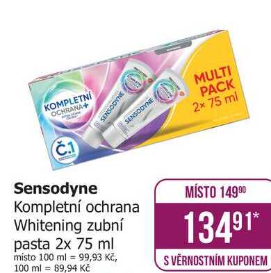 Sleva - Sensodyne Kompletní oc Sensodyne Kompletní ochrana Whitening ...